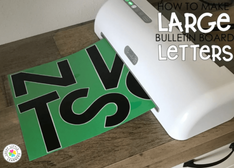 How to Make Large Bulletin Board Letters - Lucky Little Learners