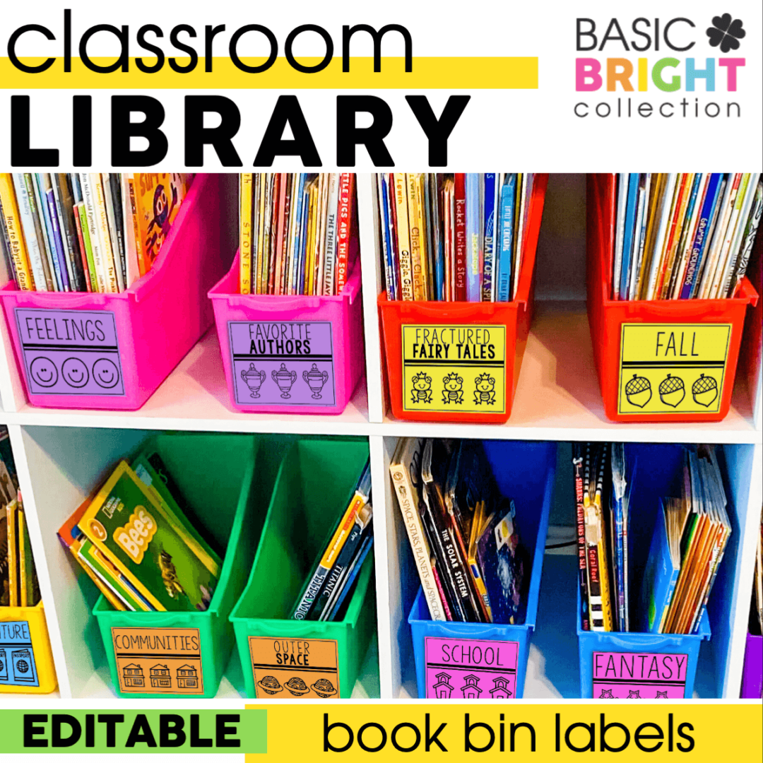 Classroom Library Organization Ideas - Lucky Little Learners