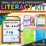 How to Set Up a Small Group Literacy Binder - Lucky Little Learners