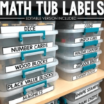 How to Organize Math and Literacy Centers - Lucky Little Learners