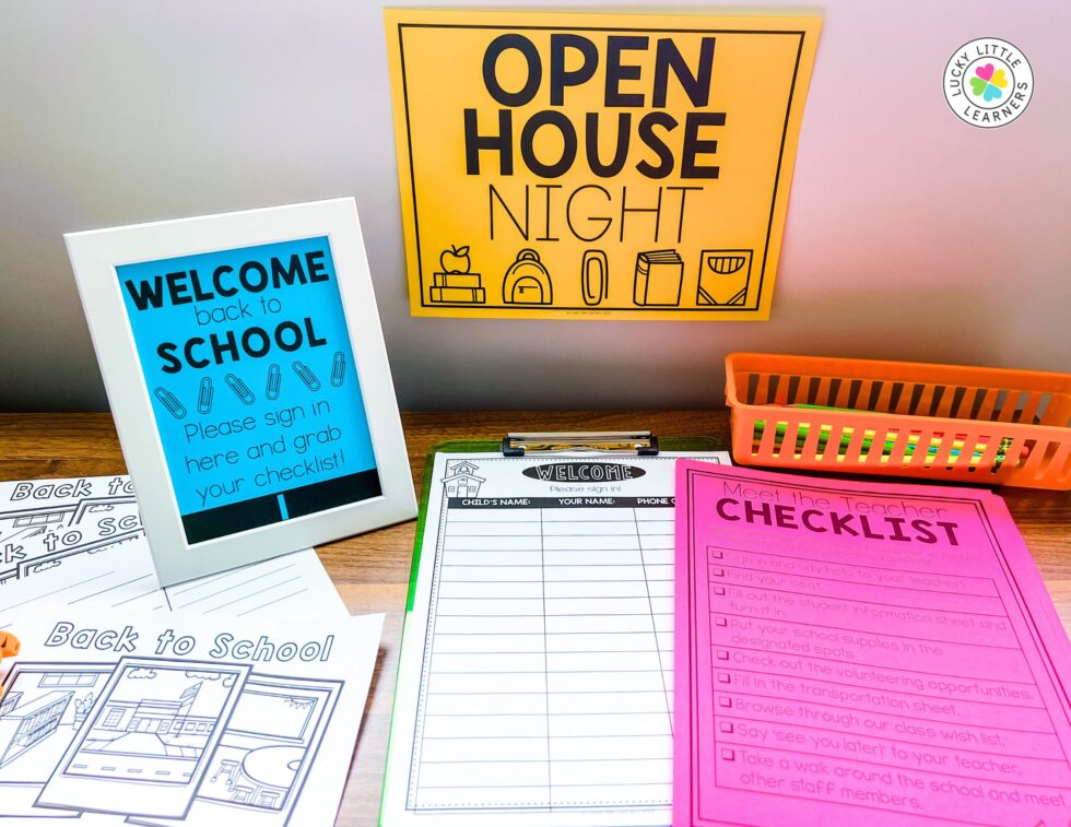 Back to School Night Activities - Lucky Little Learners