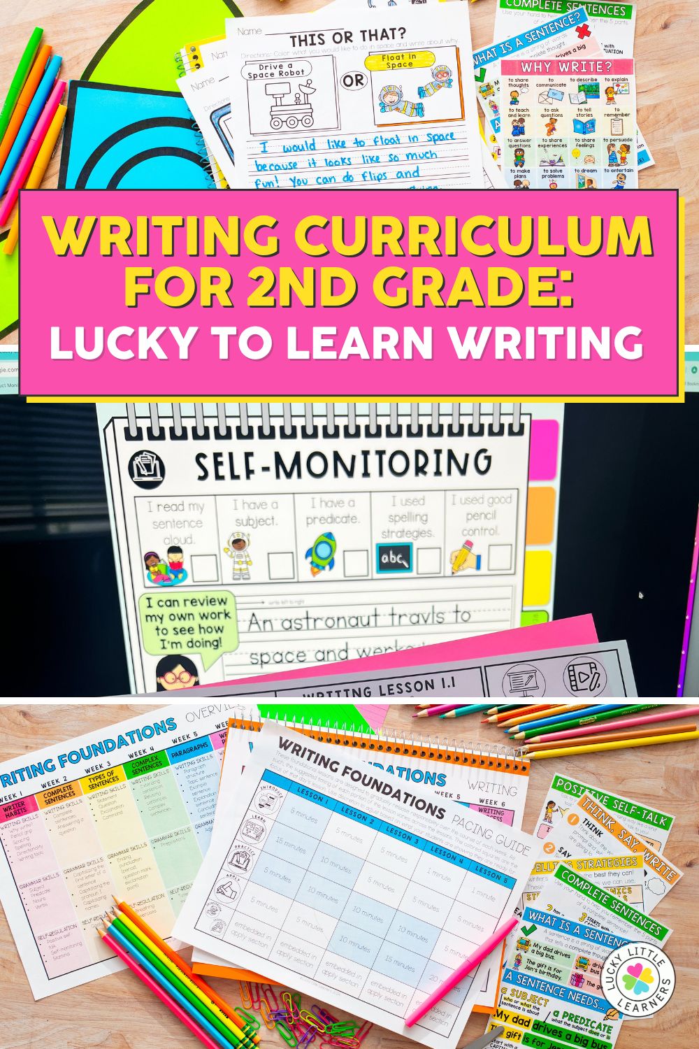 Writing Curriculum for 1st and 2nd Grade: Lucky to Learn Writing ...