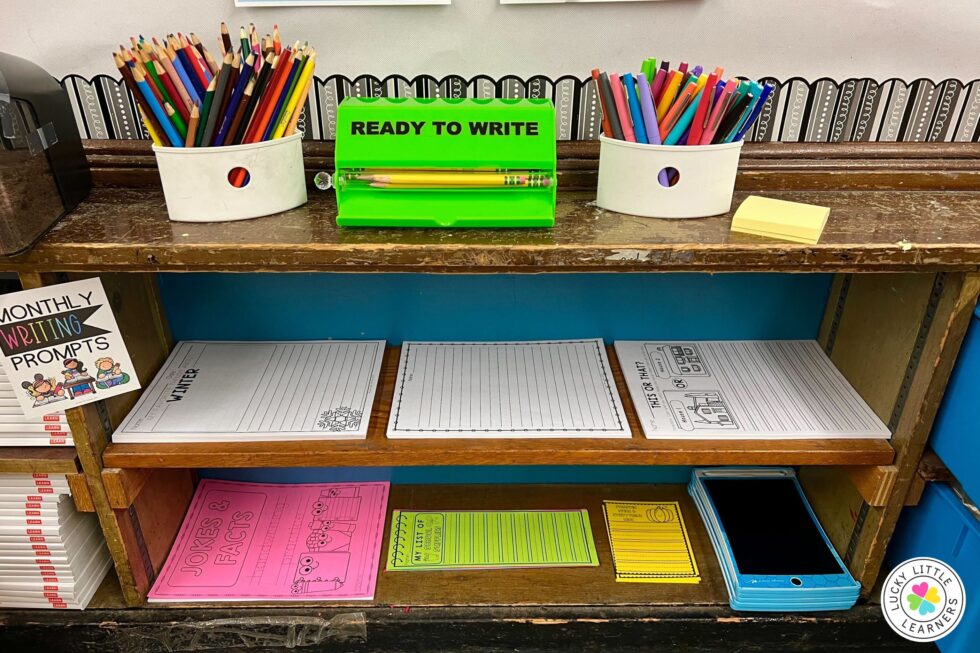 How to Set Up a Writing Stamina Station - Lucky Little Learners