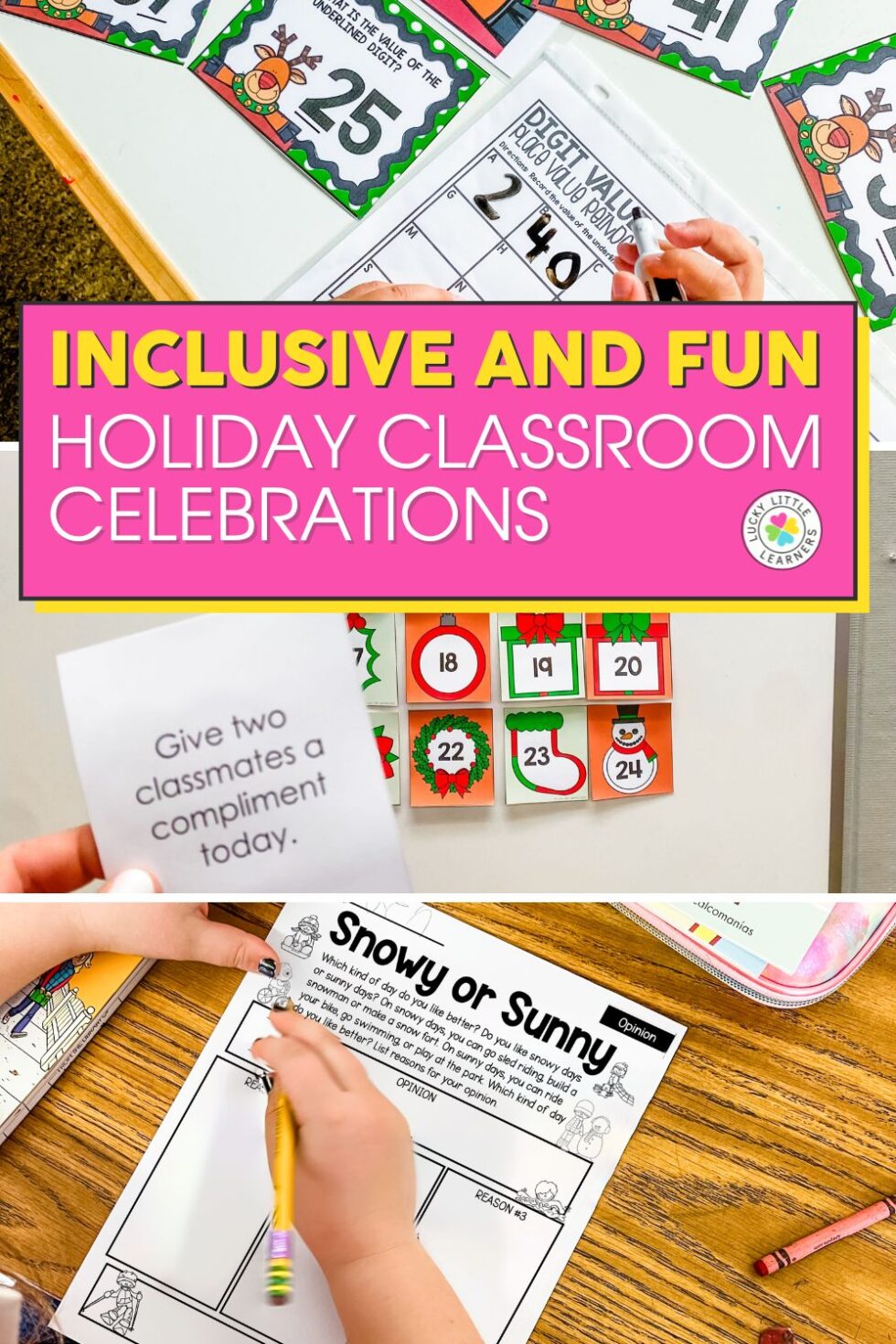 Inclusive and Fun Holiday Classroom Celebrations - Lucky Little Learners