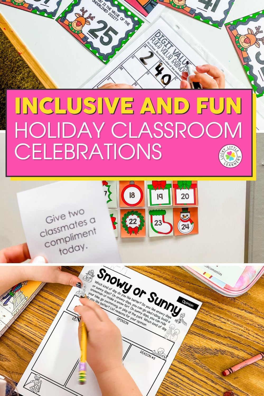 Inclusive and Fun Holiday Classroom Celebrations - Lucky Little Learners