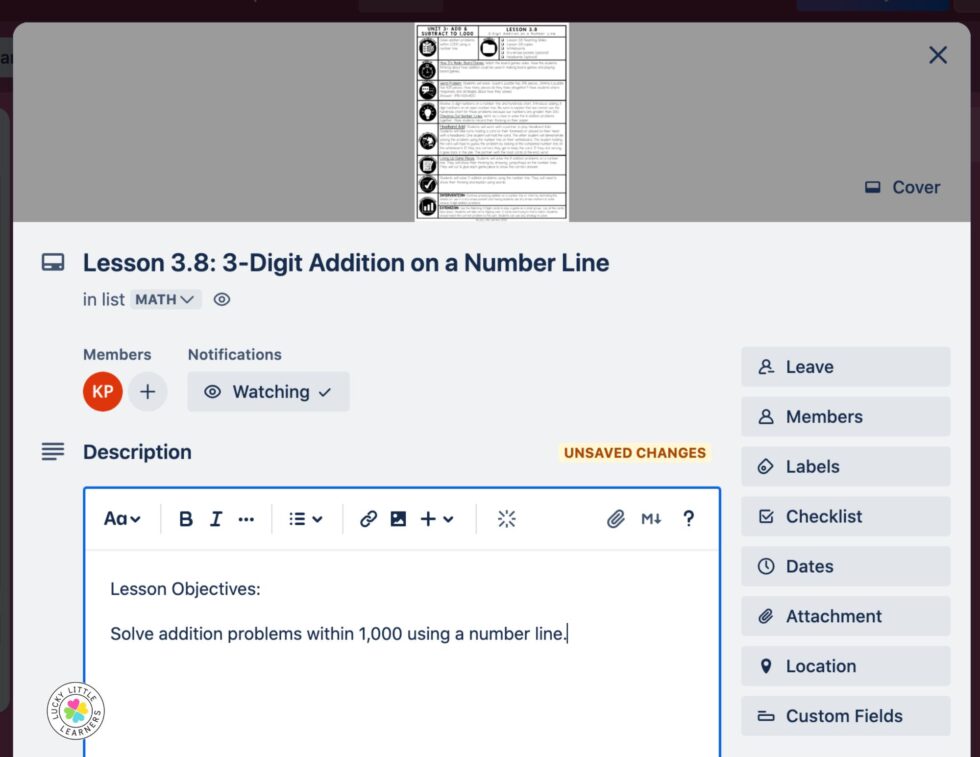 Trello for Teacher Resource Organization - Lucky Little Learners