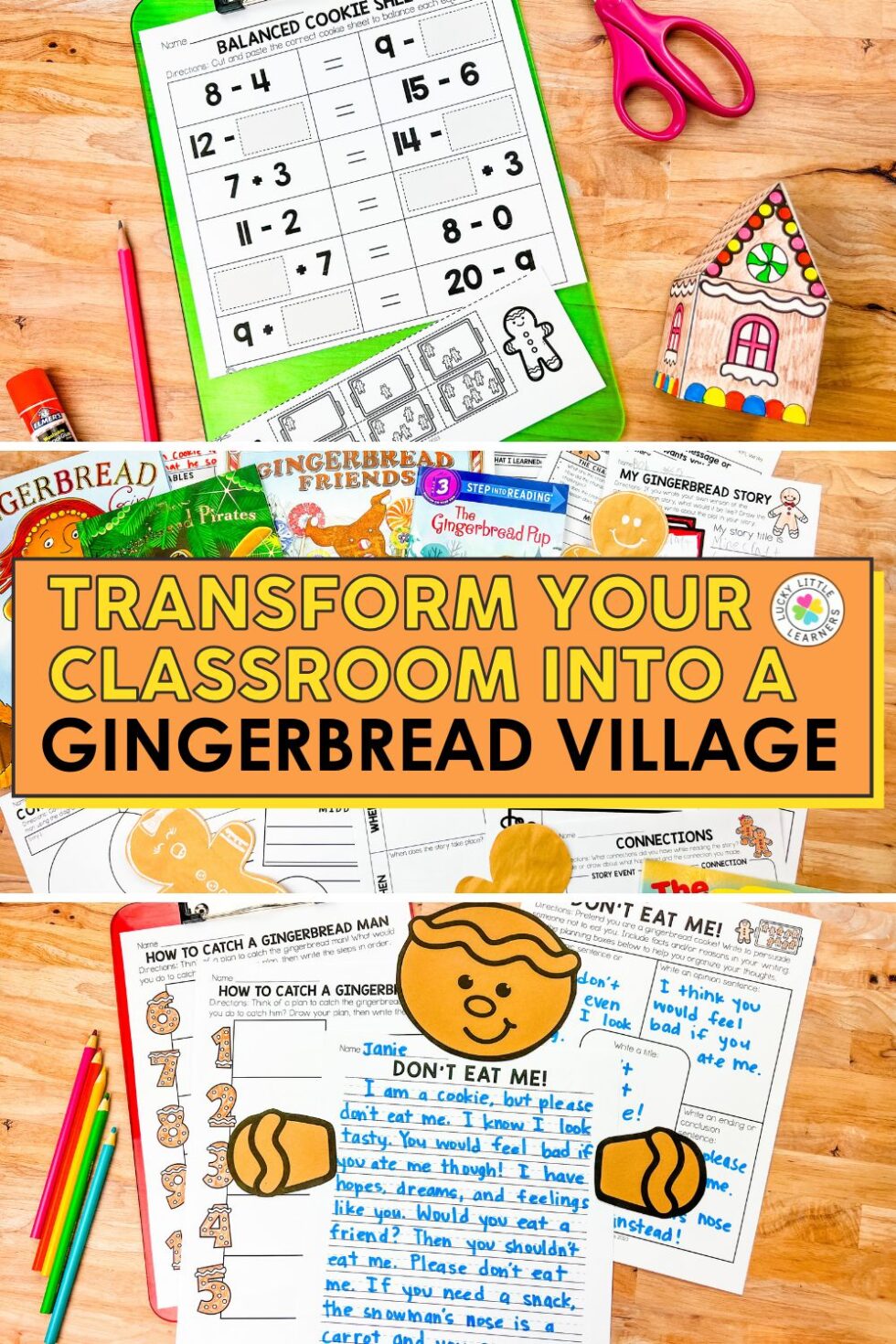 Transform Your Classroom Into a Gingerbread Village - Lucky Little Learners