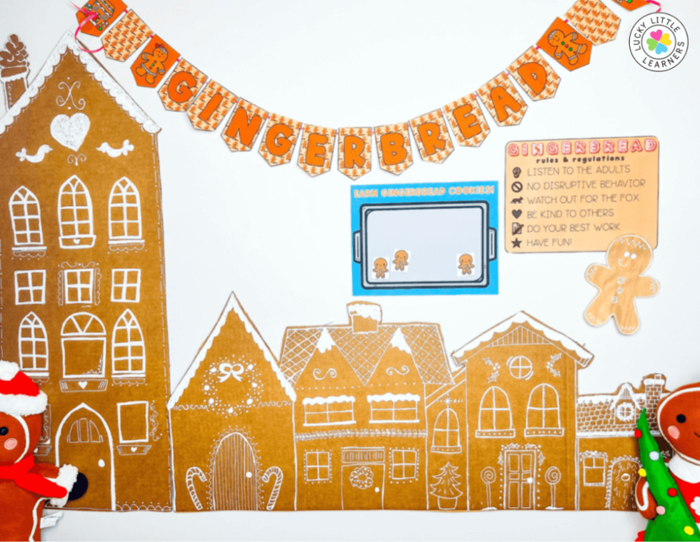 Transform Your Classroom Into a Gingerbread Village - Lucky Little Learners