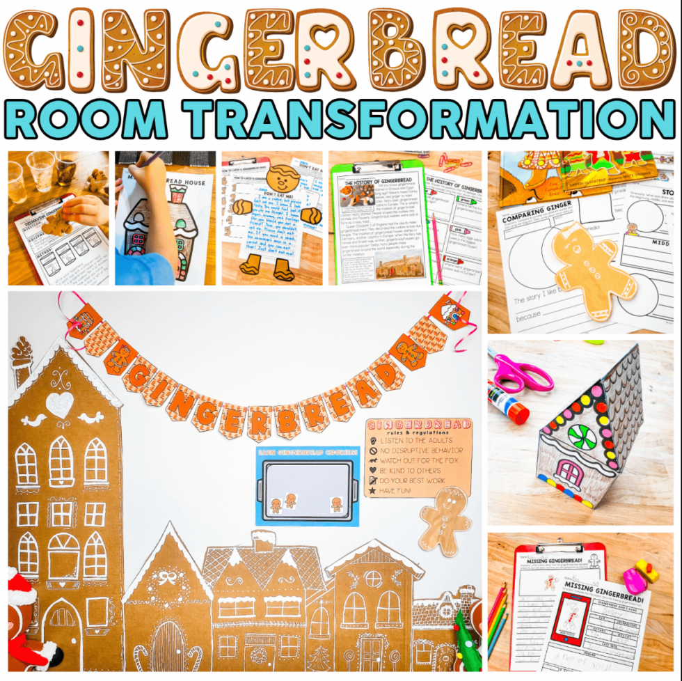 Transform Your Classroom Into a Gingerbread Village - Lucky Little Learners