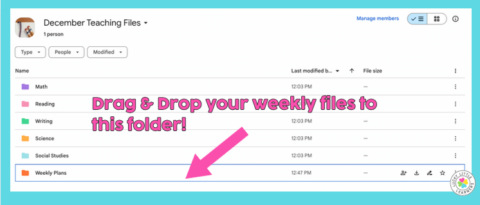 Keep Teaching Resources Tidy with Google Drive - Lucky Little Learners