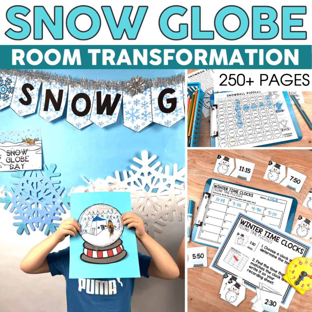 Celebrate Winter With a Snow Globe Classroom Transformation - Lucky ...