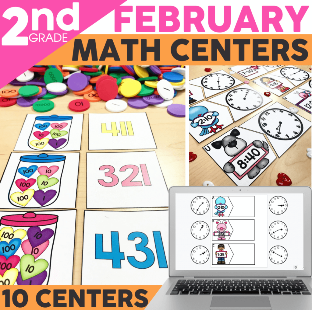 Play-Based February Math Centers - Lucky Little Learners