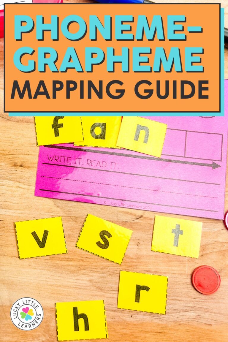 Phoneme-Grapheme Mapping Guide - Lucky Little Learners
