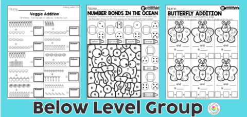 Tools to Easily Differentiate Math Centers - Lucky Little Learners