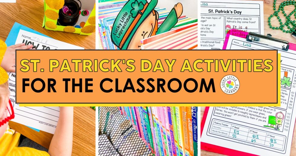 St. Patrick's Day Activities for the Classroom - Lucky Little Learners