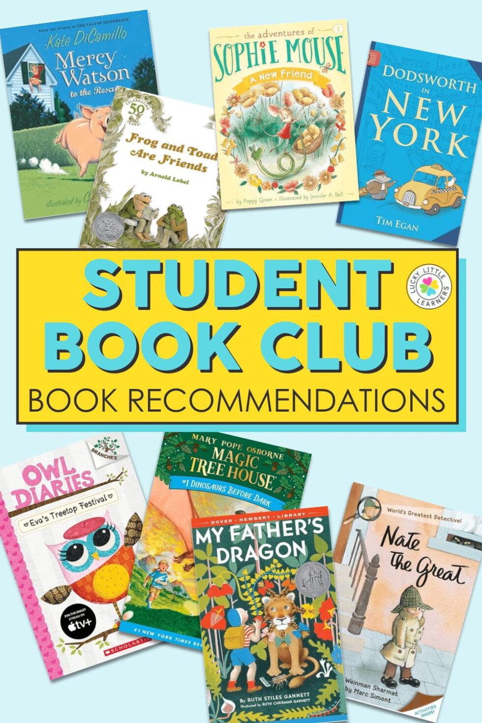 Student Book Clubs: Book Recommendations - Lucky Little Learners