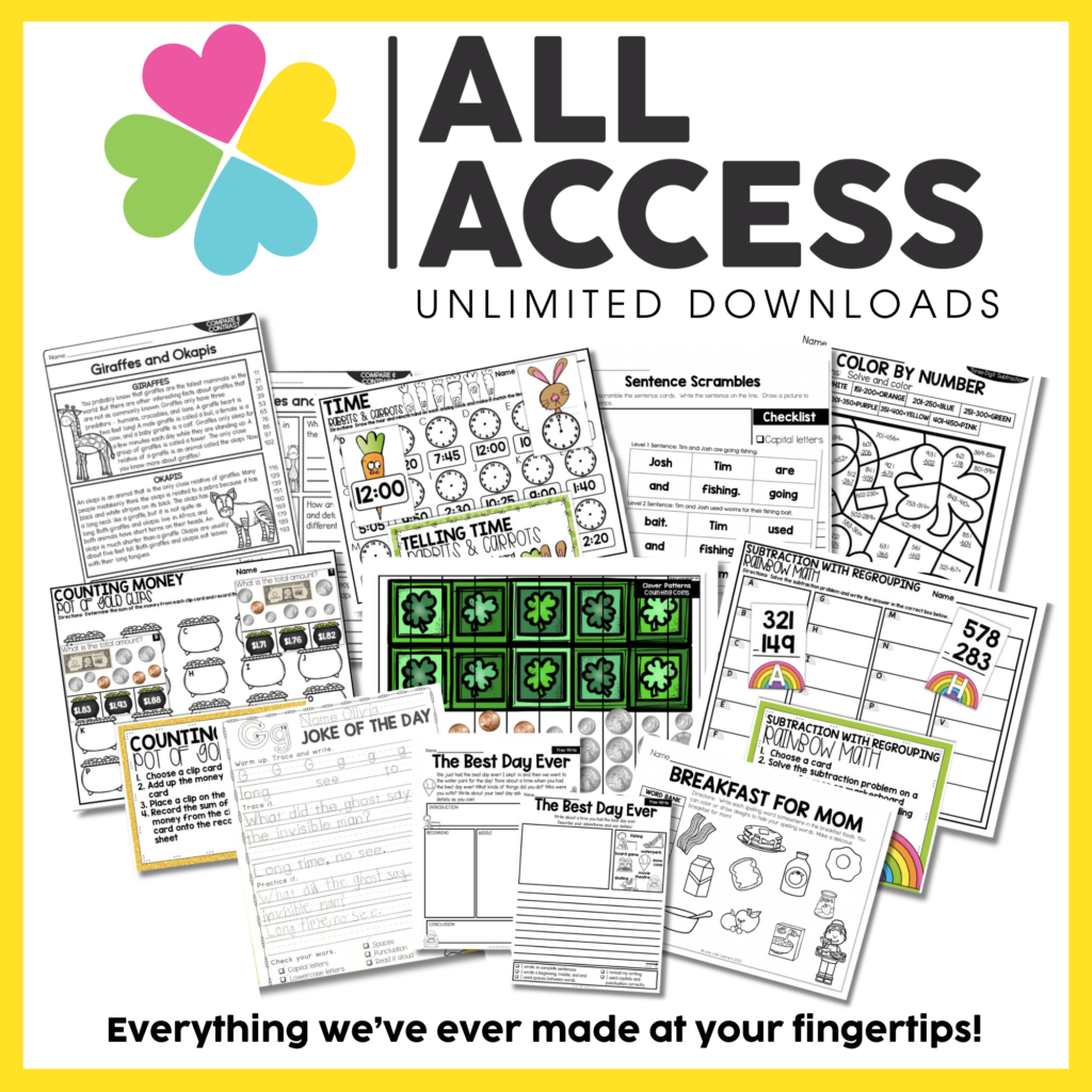 Springtime Read Alouds and Activities - Lucky Little Learners