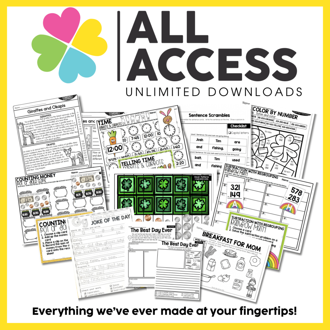 Springtime Read Alouds and Activities - Lucky Little Learners