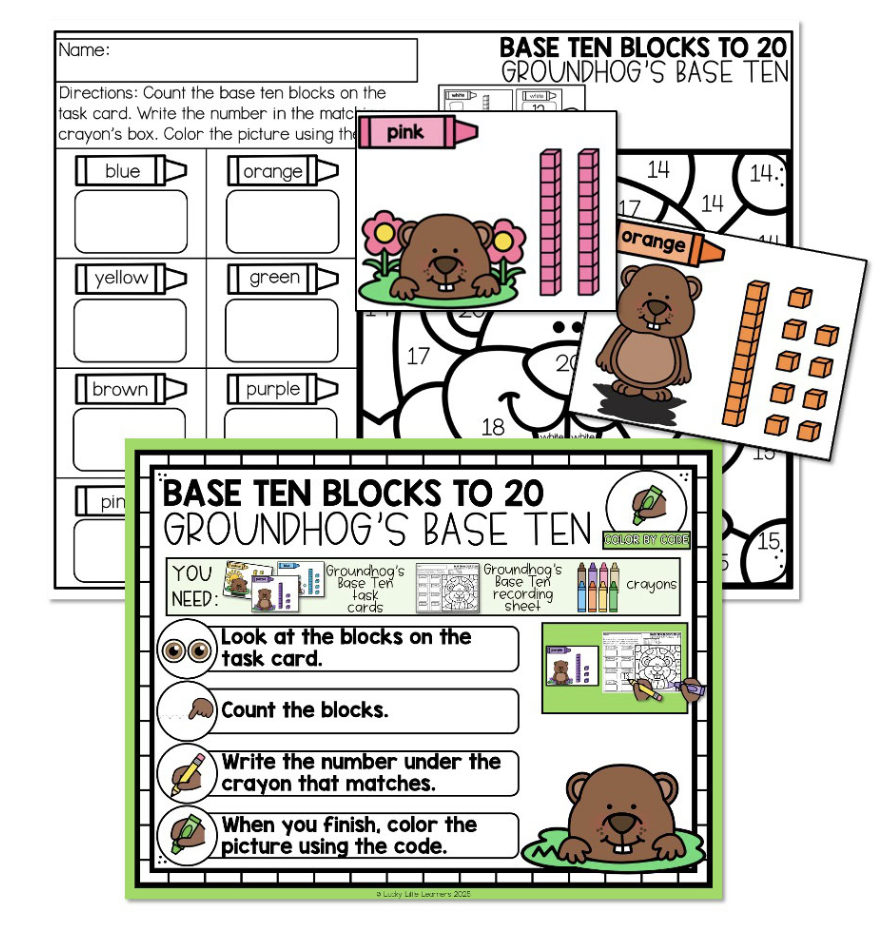 Kindergarten Math Centers That Can Be Done Independently - Lucky Little ...