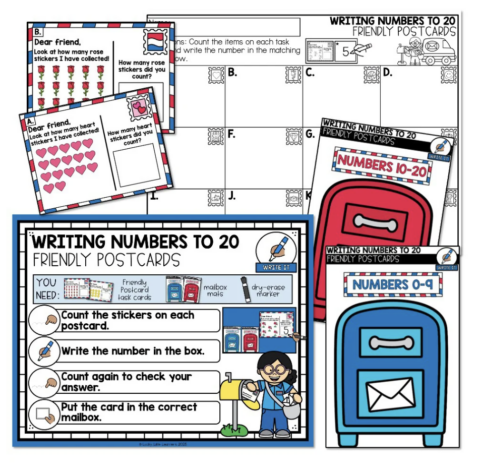 Kindergarten Math Centers That Can Be Done Independently - Lucky Little ...