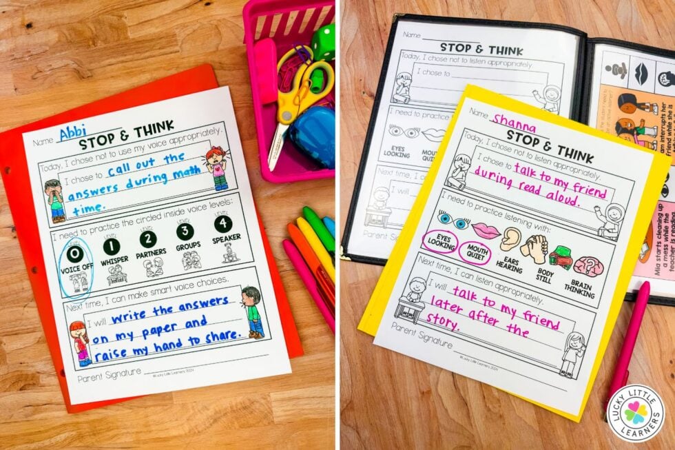 Student Self-Regulation Strategies - Lucky Little Learners