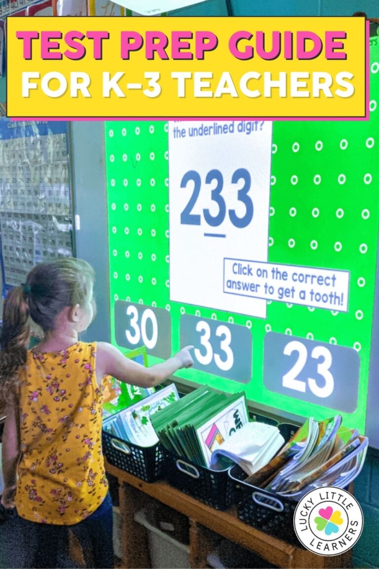 Test Prep Guide For K-3 Teachers - Lucky Little Learners