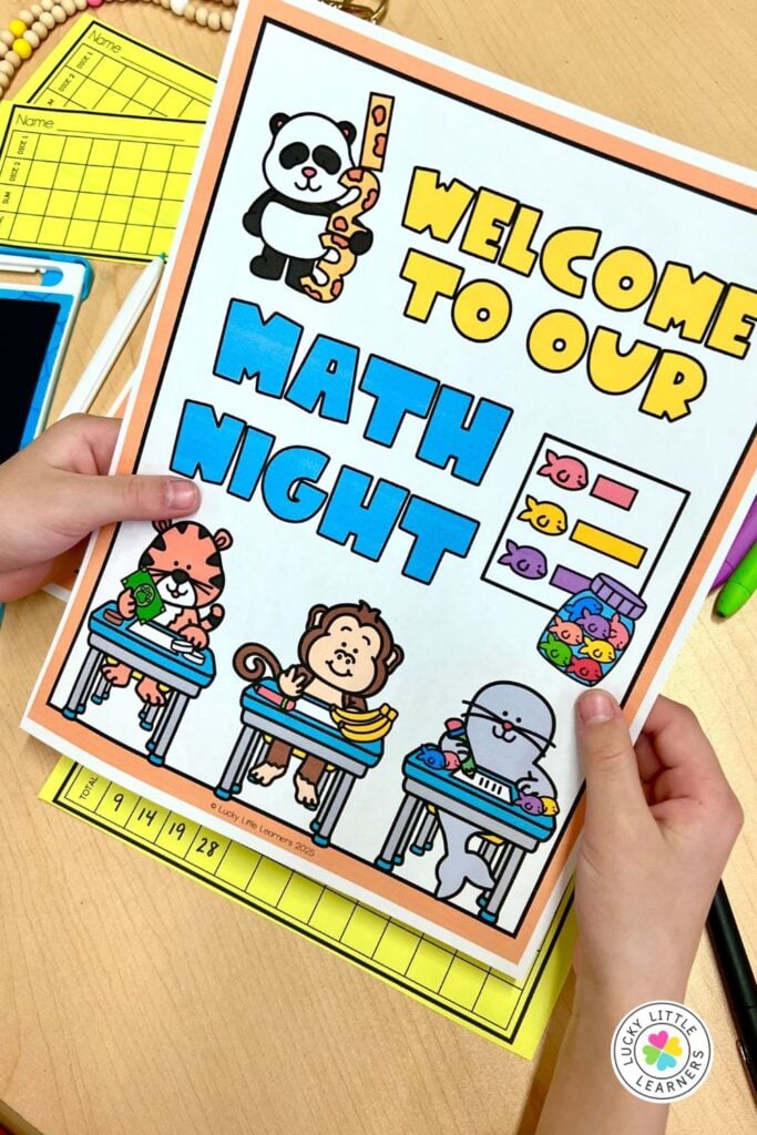 6 Easy-to-Prep Stations for a Family Math Night in K-1 - Lucky Little ...