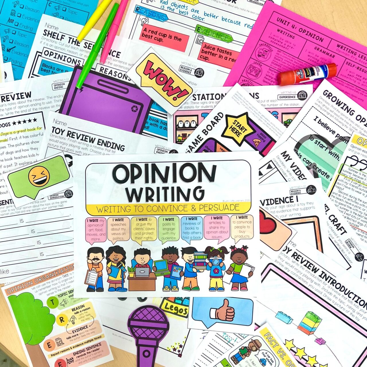 4 Steps for Teaching Opinion Writing - Lucky Little Learners