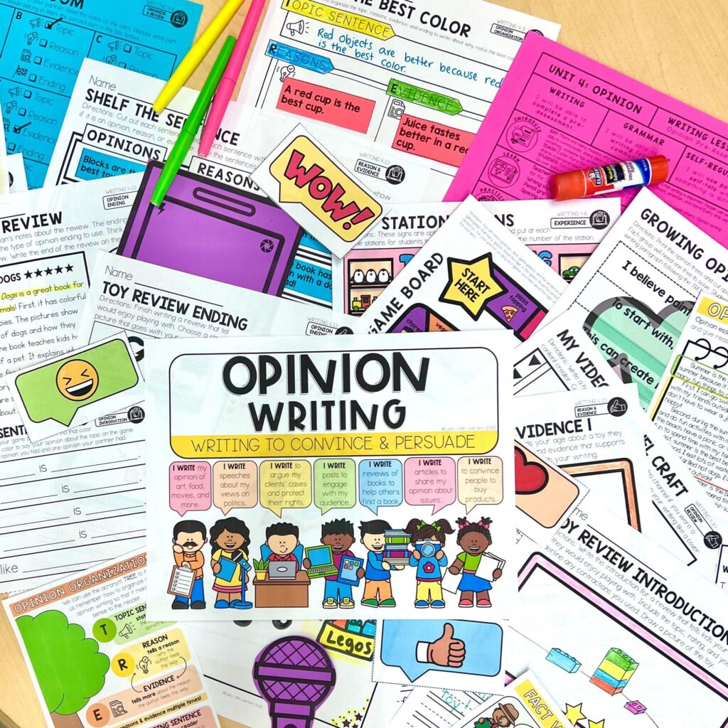 14 Mentor Texts for Teaching Opinion Writing in 1st & 2nd Grade - Lucky ...