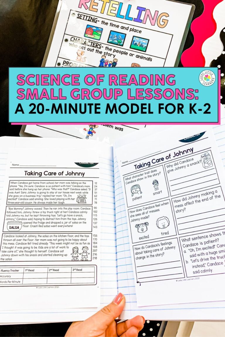 Science of Reading Small Group Lessons: A 20-Minute Model for K-2 ...