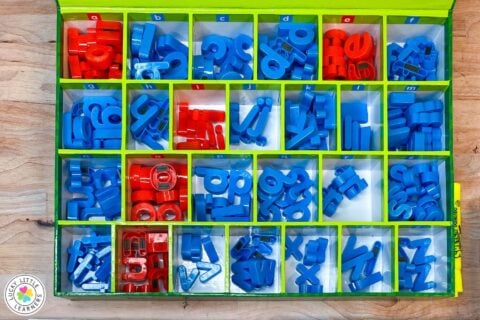 7 Simple Ways to Organize Letter Tiles - Lucky Little Learners