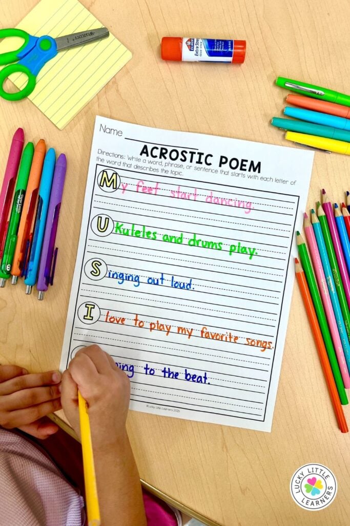 Fun and Simple Poetry for 2nd Grade - Lucky Little Learners