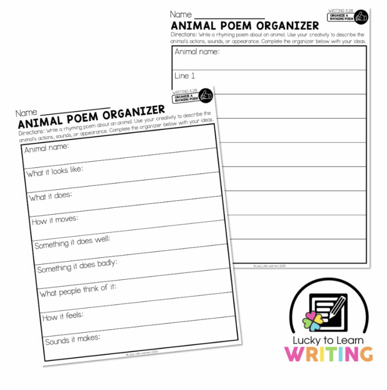 Fun and Simple Poetry for 2nd Grade - Lucky Little Learners