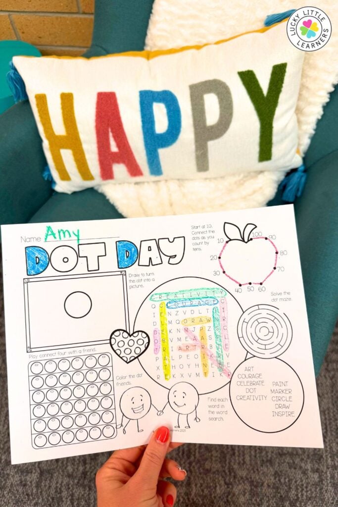 Dot Day Lesson Plan - Lucky Little Learners