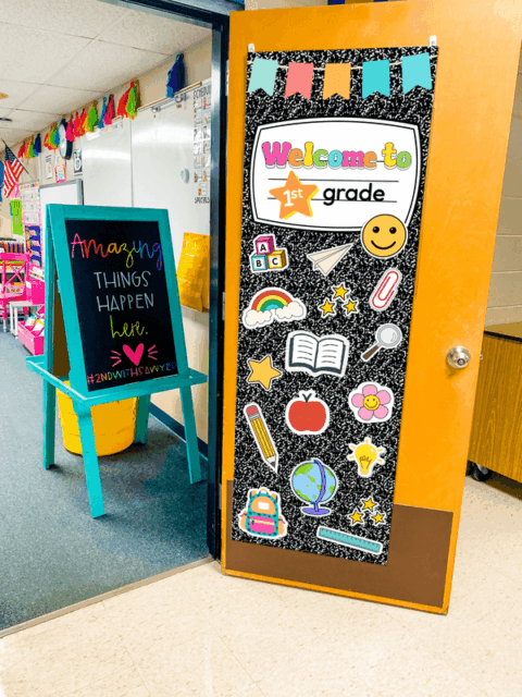 Easy Classroom Door Decor for Every Season - Lucky Little Learners