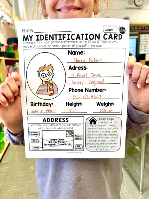How to Help Kids Learn Their Address and Phone Number - Lucky Little ...