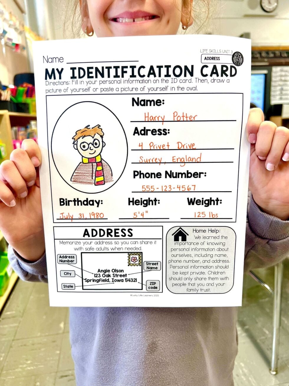 How to Help Kids Learn Their Address and Phone Number - Lucky Little ...