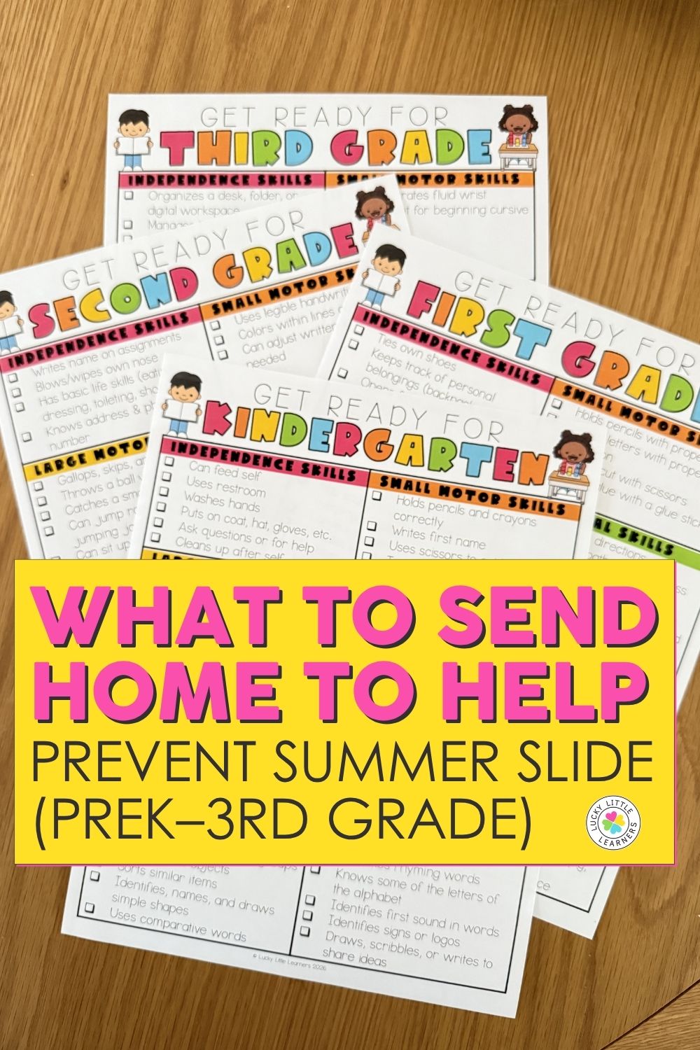 What to Send Home to Help Prevent Summer Slide (PreK–3rd Grade) - Lucky ...